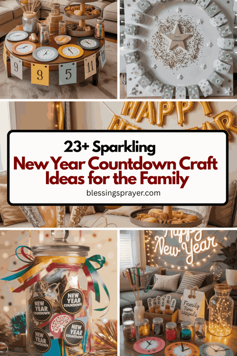 23+ Sparkling New Year Countdown Craft Ideas for the Family - † ️️ ...
