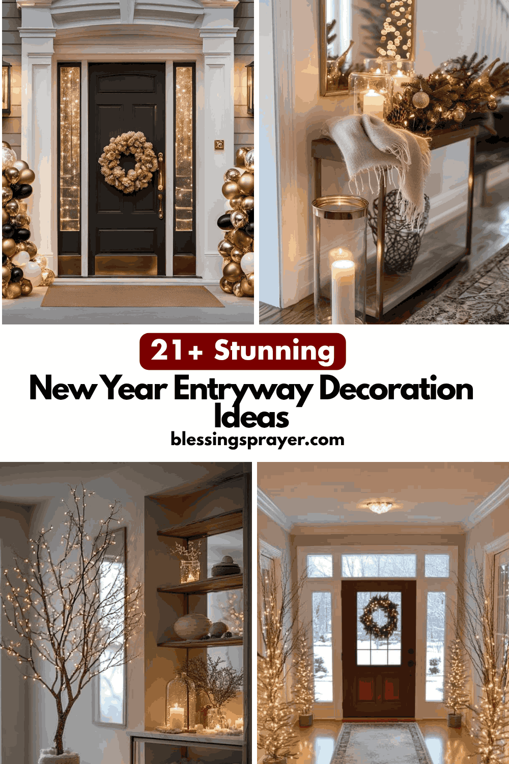 21+ Stunning New Year Entryway Decoration Ideas - † ️️ Daily Blessings ...