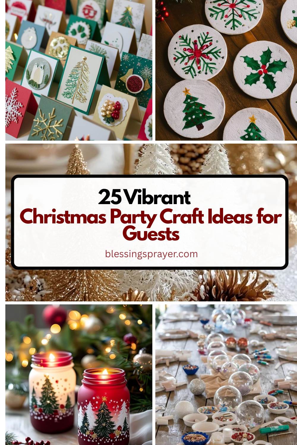25 Vibrant Christmas Party Craft Ideas for Guests - † ️️ Daily ...