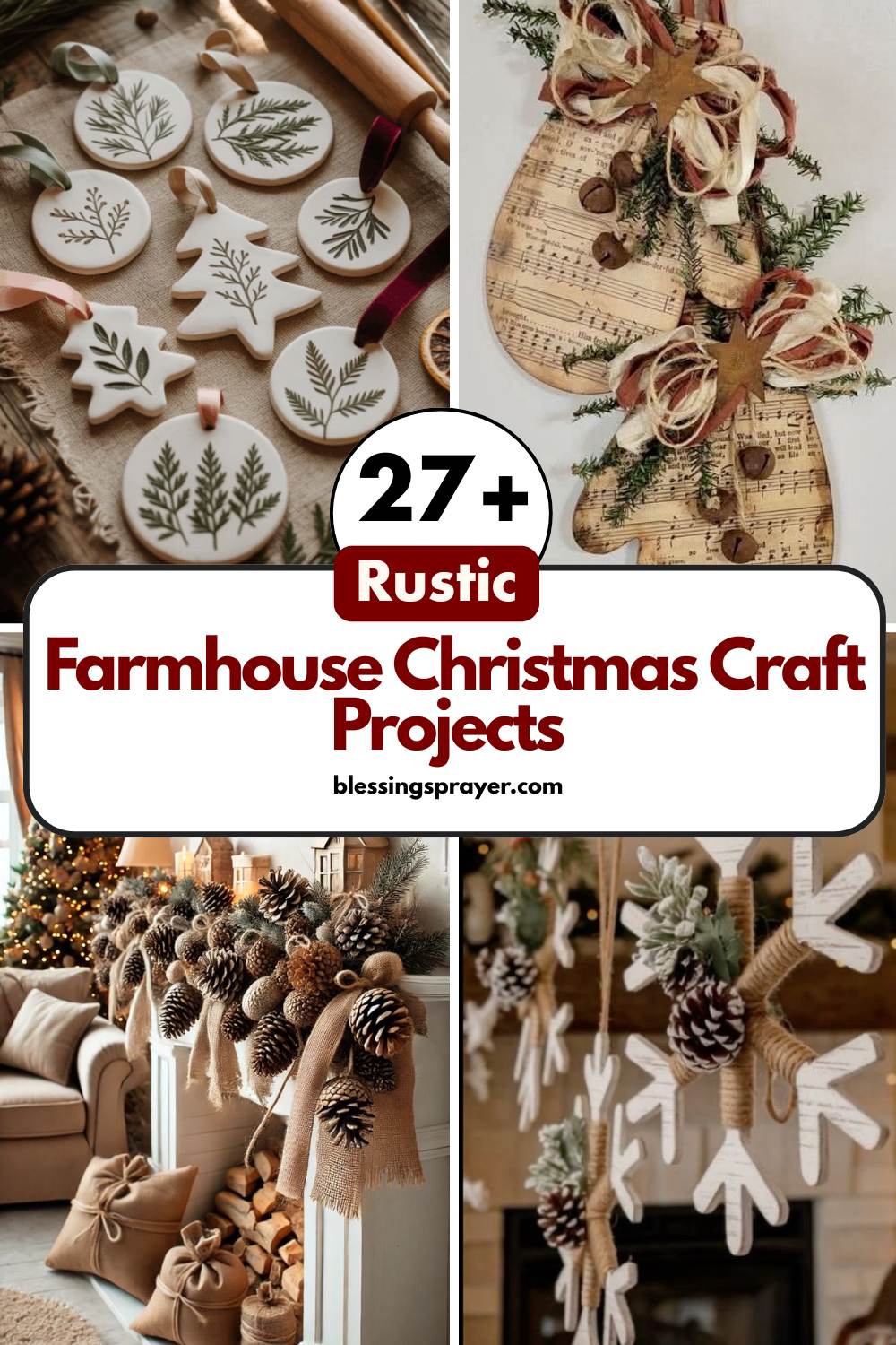 27+ Rustic Farmhouse Christmas Craft Projects - † ️️ Daily Blessings ...