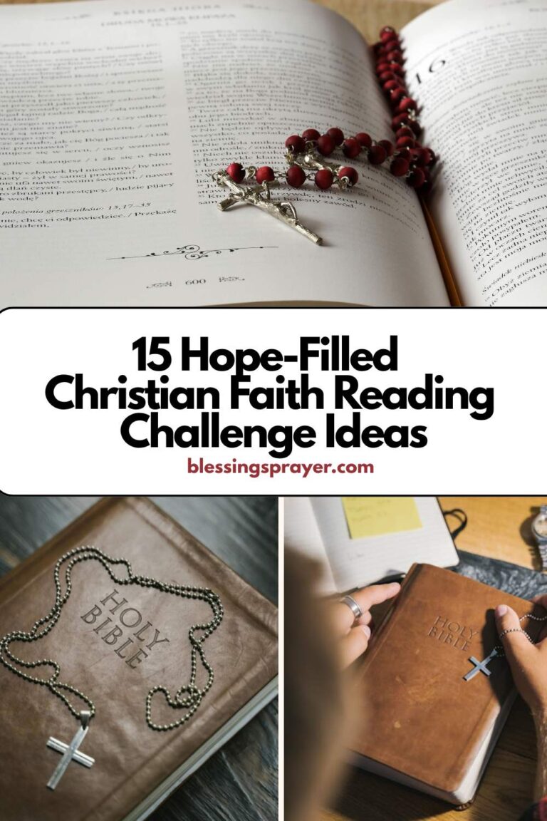 15 Hope-Filled Christian Faith Reading Challenge Ideas - † ️️ Daily ...