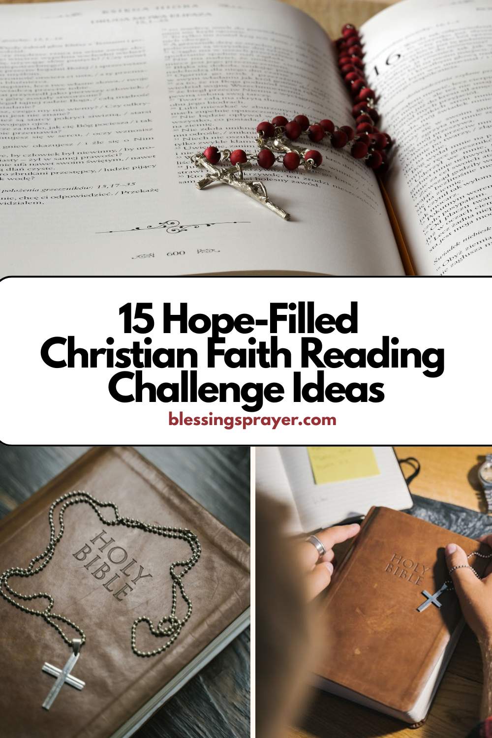 15 Hope-Filled Christian Faith Reading Challenge Ideas - † ️️ Daily ...