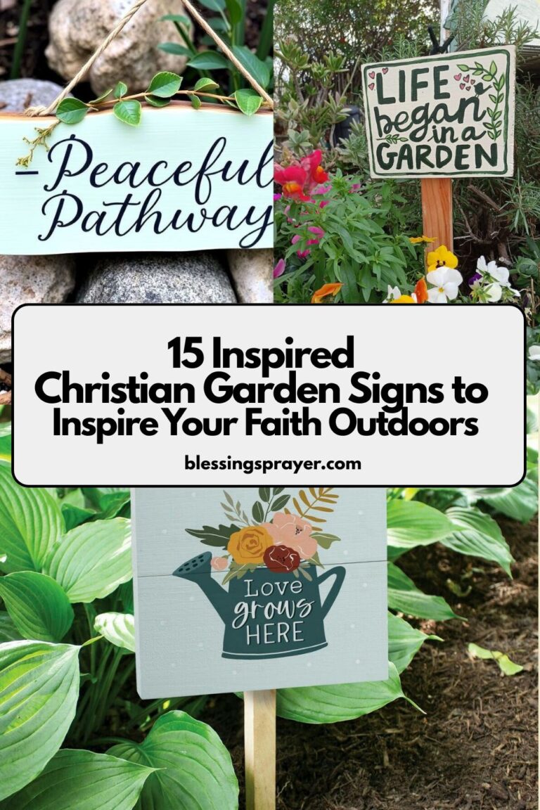 15 Inspired Christian Garden Signs to Inspire Your Faith Outdoors ...