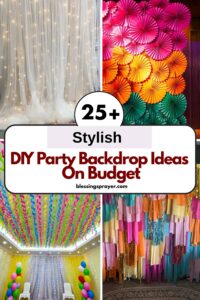 25+ Stylish DIY Party Backdrop Ideas On Budget - † ️️ Daily Blessings ...