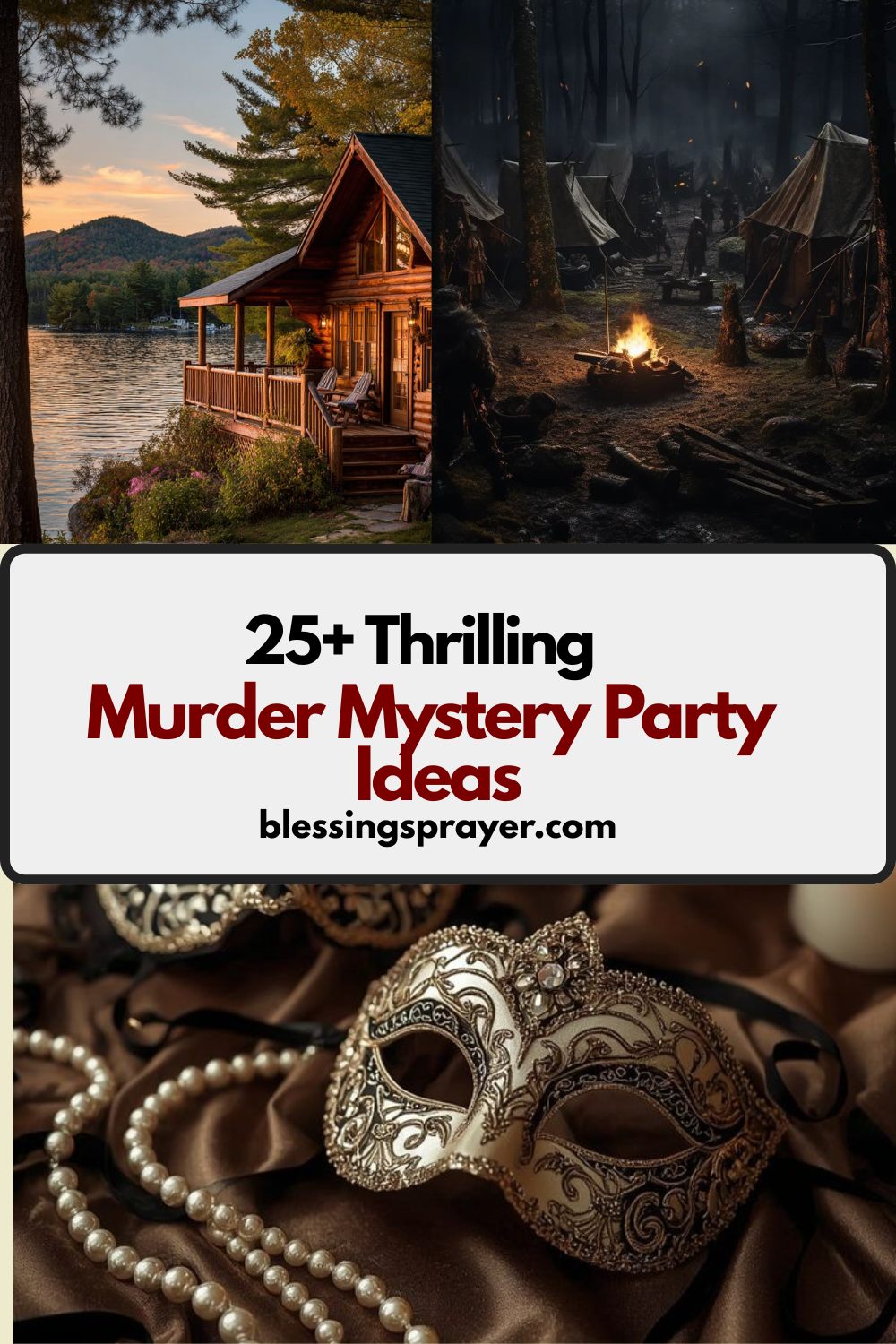 25+ Thrilling Murder Mystery Party Ideas - † ️️ Daily Blessings Prayer ️
