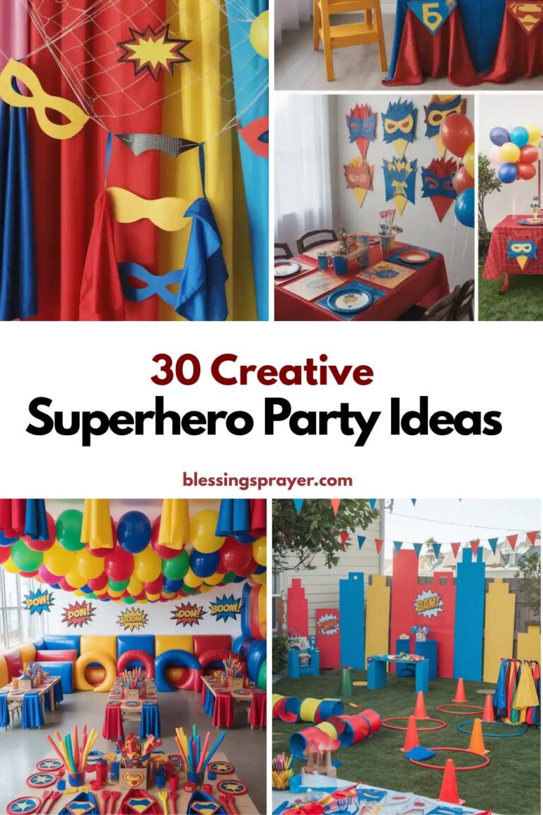 30 Creative Superhero Party Ideas - † ️️ Daily Blessings Prayer ️