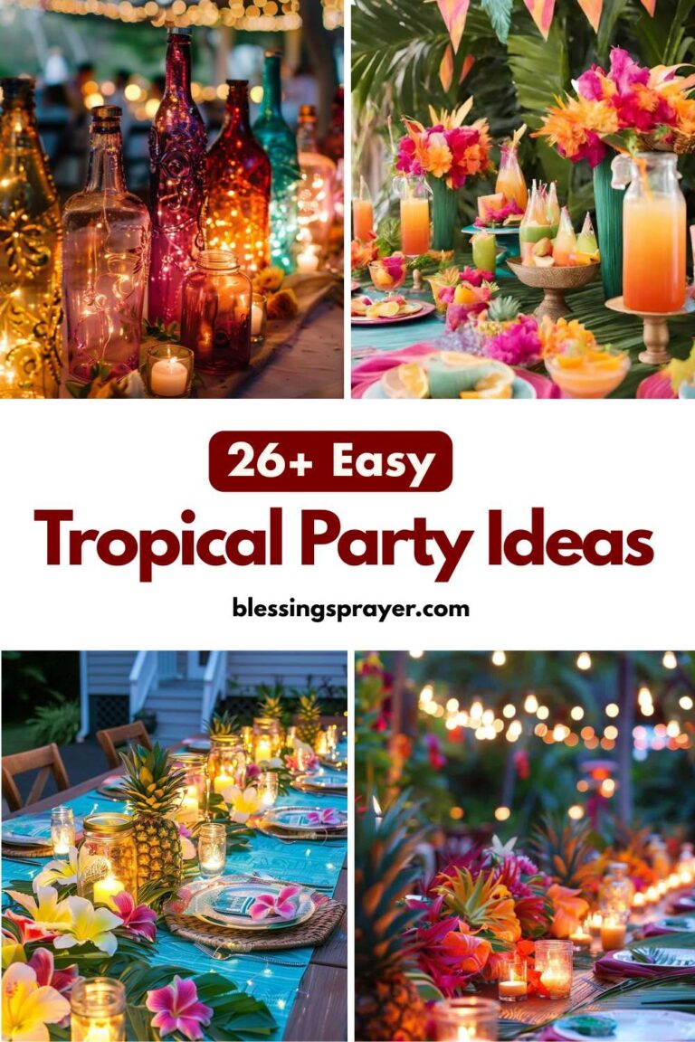 26+ Easy Tropical Party Ideas - † ️️ Daily Blessings Prayer ️