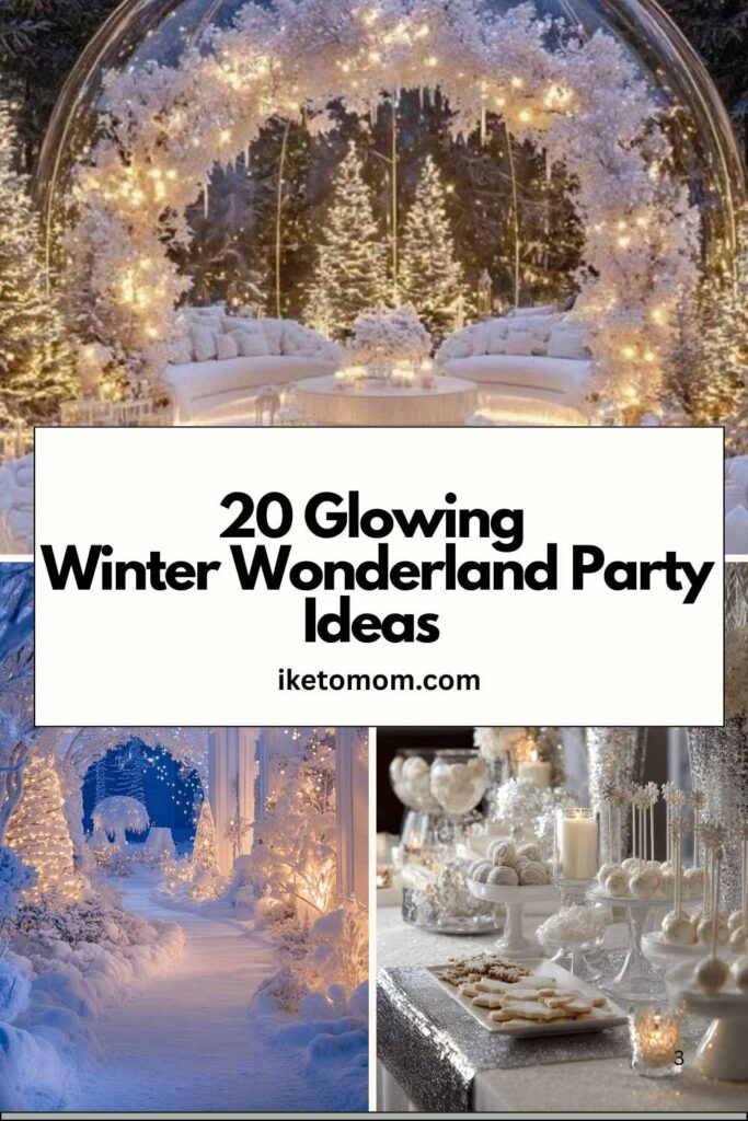 20 Glowing Winter Wonderland Party Ideas - † ️️ Daily Blessings Prayer ️
