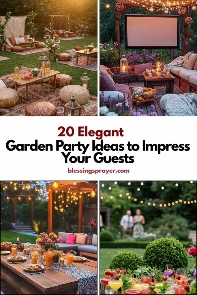 20 Elegant Garden Party Ideas to Impress Your Guests - † ️️ Daily ...