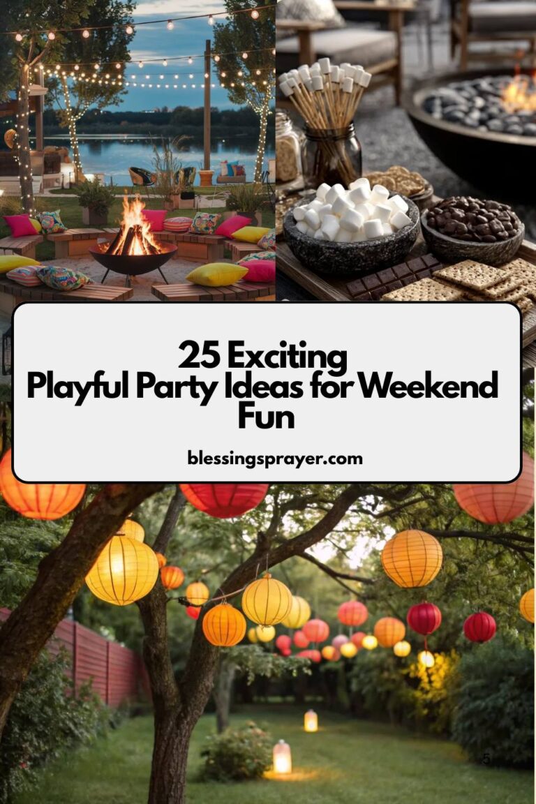 25 Exciting Playful Party Ideas for Weekend Fun - † ️️ Daily Blessings ...