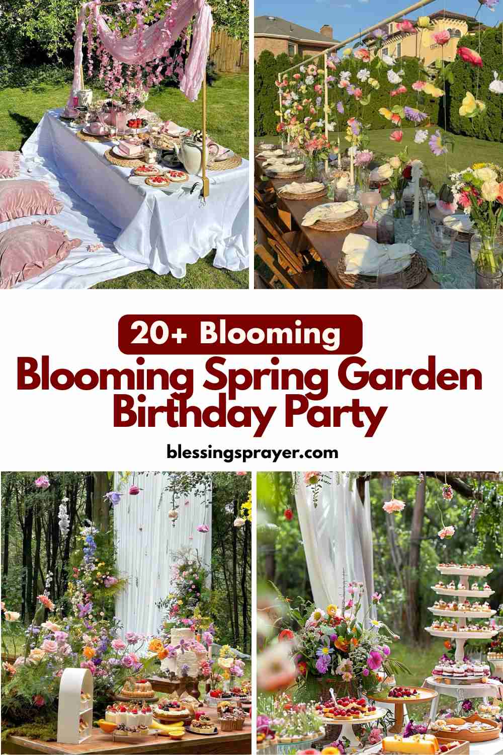 20 Blooming Spring Garden Birthday Party - † ️️ Daily Blessings Prayer ️