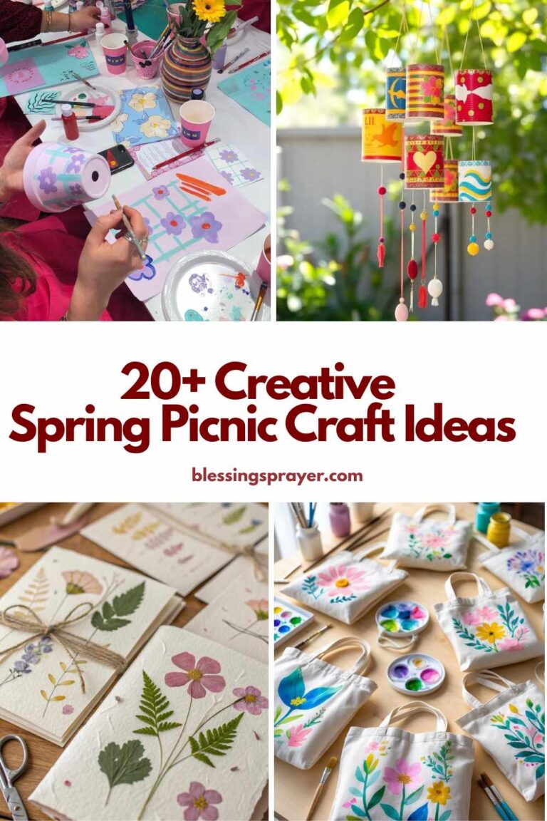 20+ Creative Spring Picnic Craft Ideas - † ️️ Daily Blessings Prayer ️