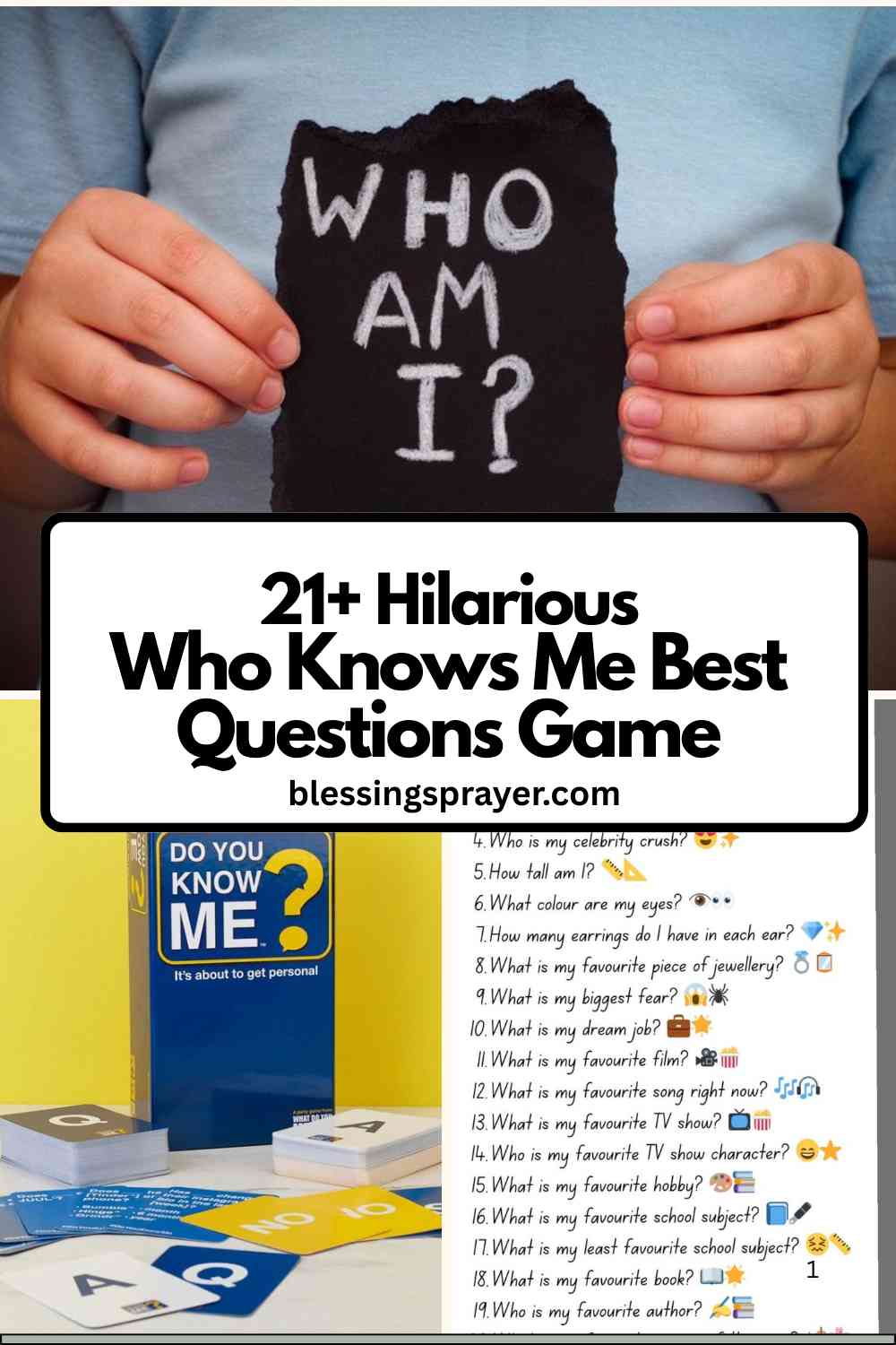 21+ Hilarious Who Knows Me Best Questions Game - † ️️ Daily Blessings ...