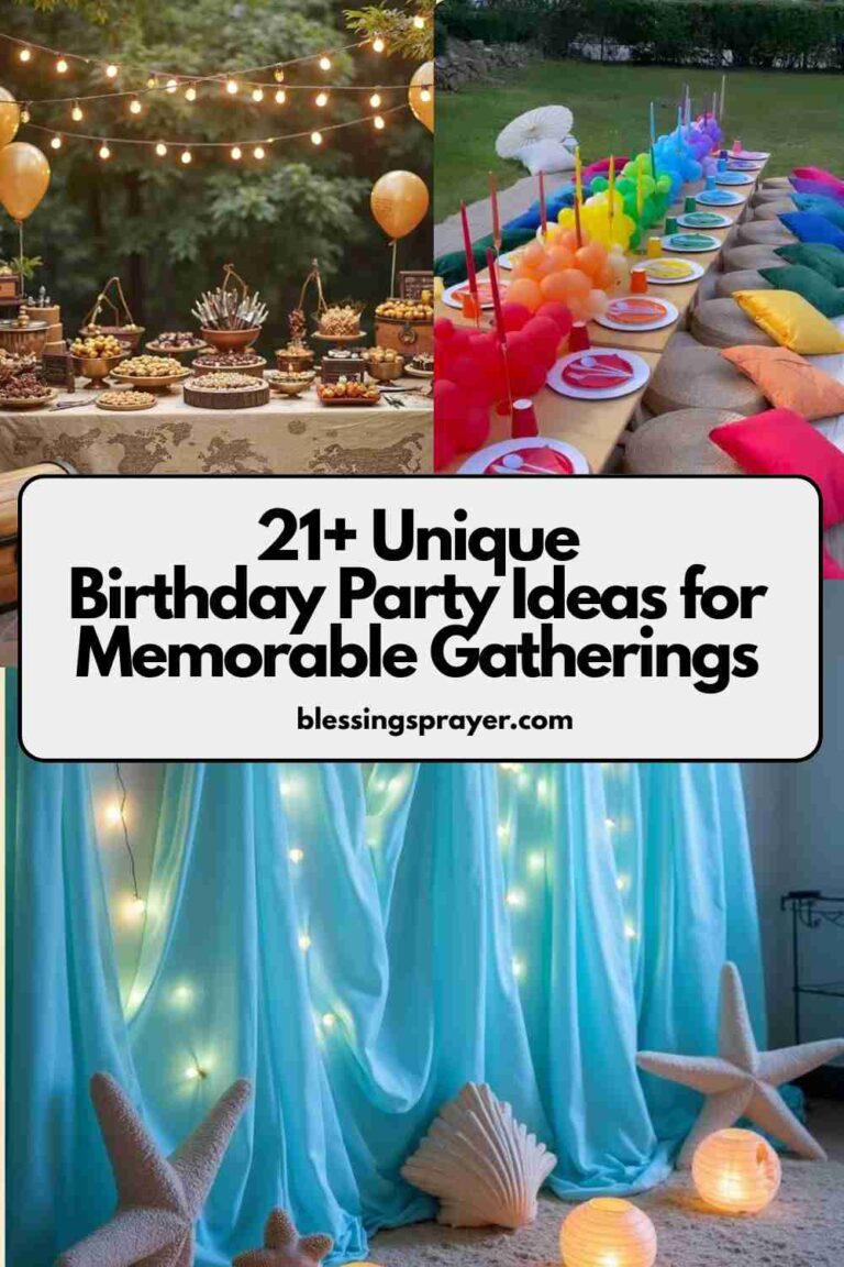 21+ Unique Birthday Party Ideas for Memorable Gatherings - † ️️ Daily ...
