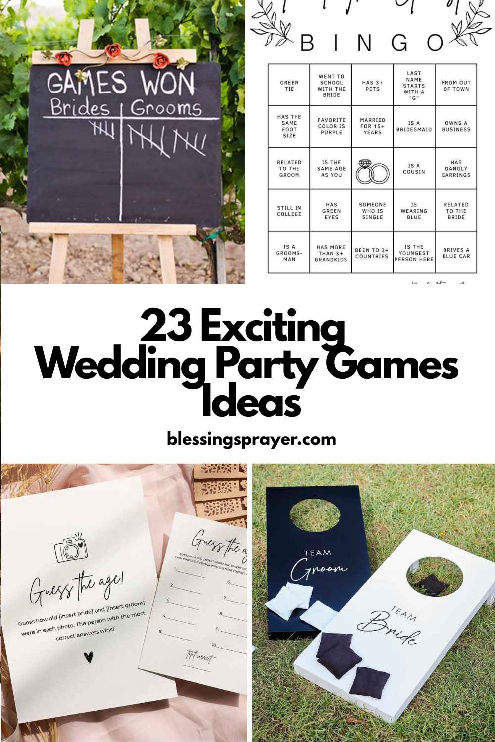 23 Exciting Wedding Party Games Ideas - † ️️ Daily Blessings Prayer ️