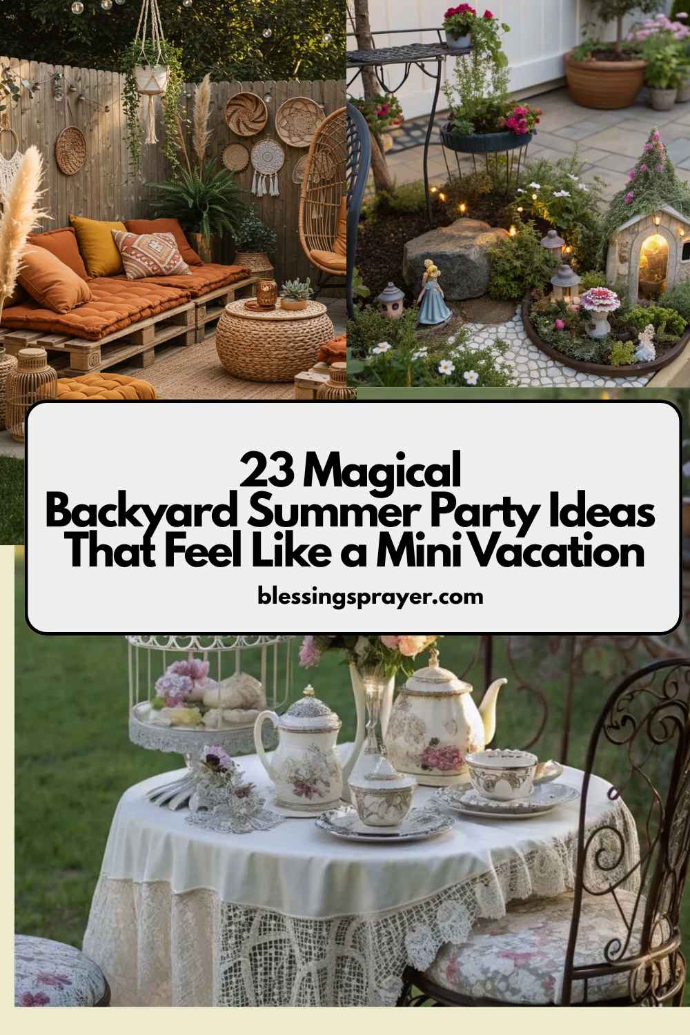 23 Magical Backyard Summer Party Ideas That Feel Like a Mini Vacation ...