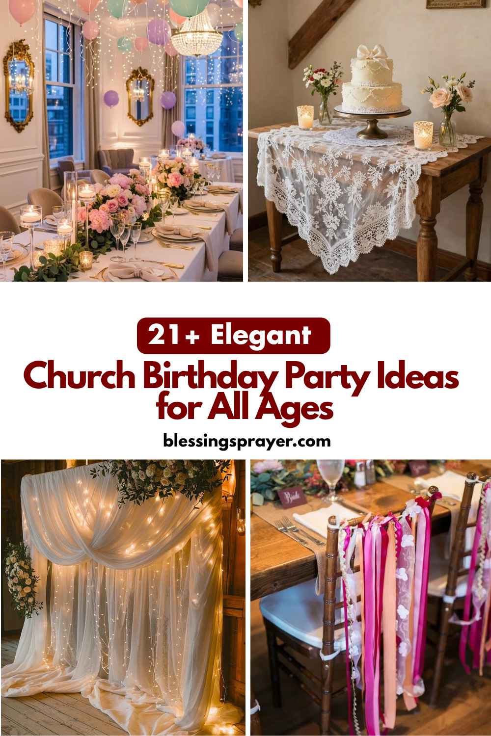 24 Creative Church Birthday Party Ideas for All Ages - † ️️ Daily ...