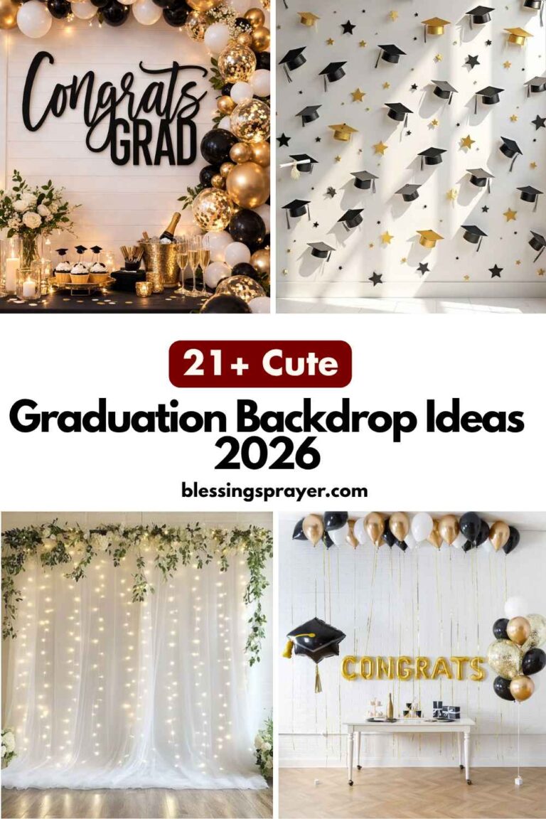21+ Cute Graduation Backdrop Ideas 2026 - † ️️ Daily Blessings Prayer ️