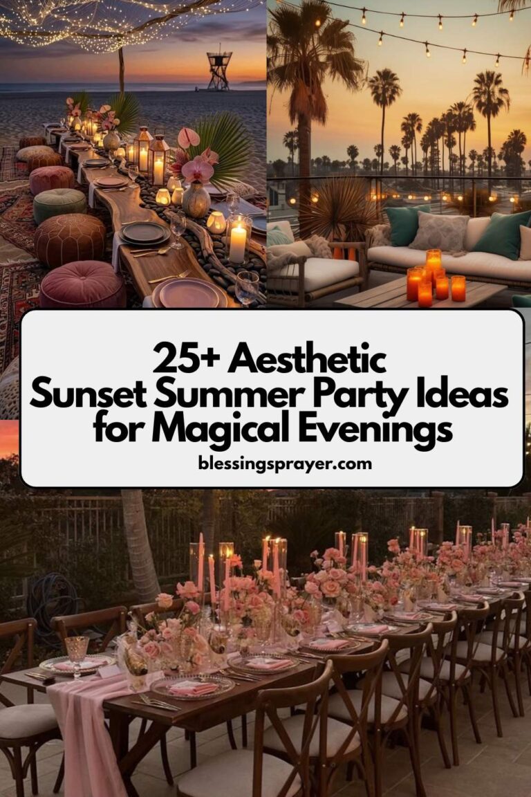 25+ Aesthetic Sunset Summer Party Ideas for Magical Evenings - † ️️ ...