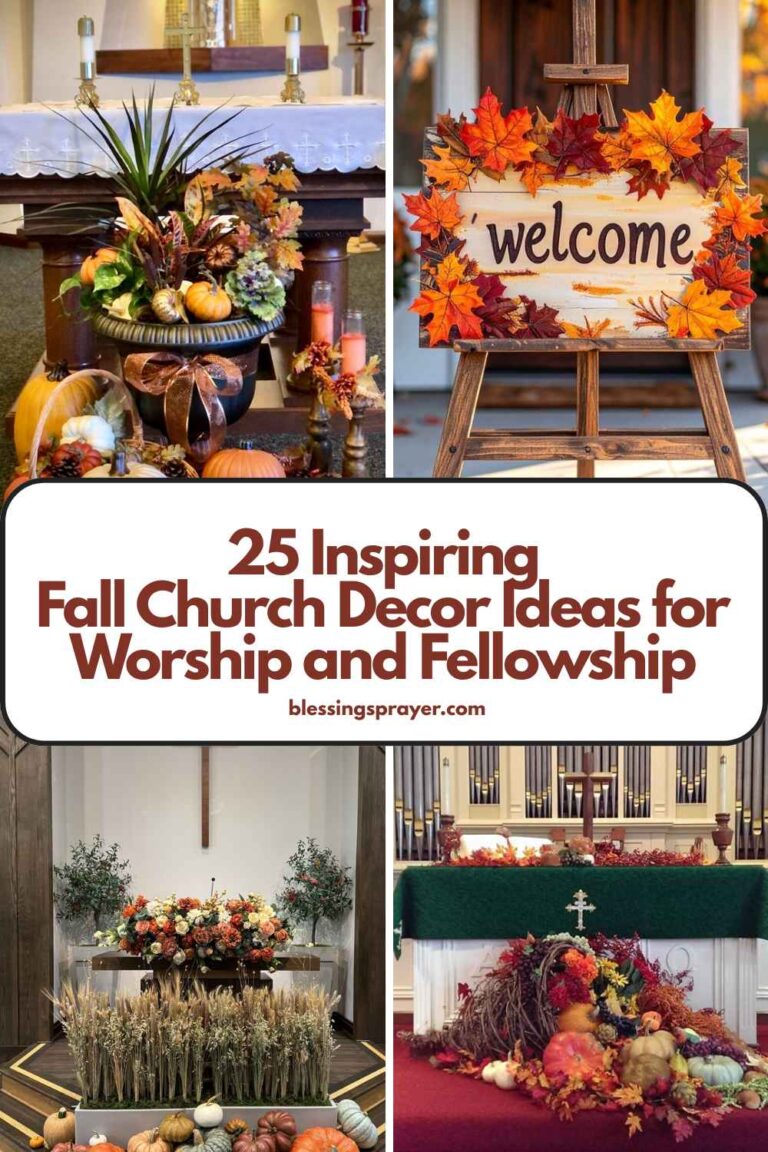 25 Inspiring Fall Church Decor Ideas for Worship and Fellowship - † ️️ ...